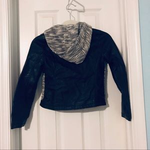 Xhilaration | Jackets & Coats | Rider Jacket Tweed And Faux Leather ...